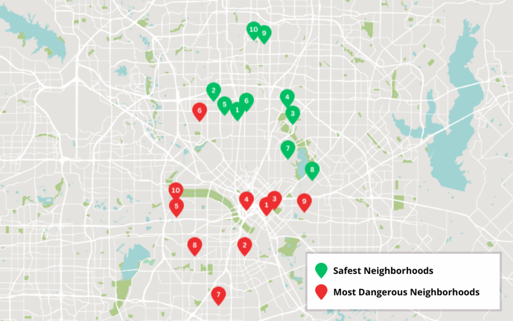 Dallas Crime Rate and Safest Neighborhoods - Deep Sentinel